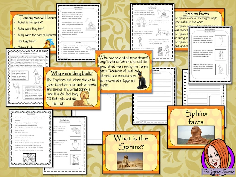 Sphinx Lesson Teaching Resources - Etsy