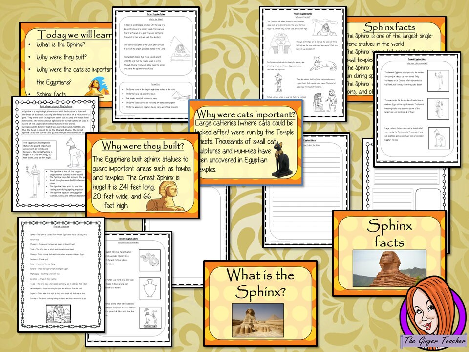Sphinx Lesson Teaching Resources - Etsy