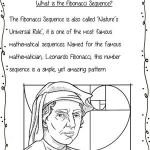 The Fibonacci Sequence Mathematics in Nature - Etsy