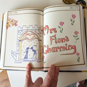Princess Fiona's Diary From Shrek. Screen Replica Fan Gift Diary ...