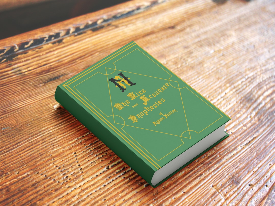 Agnes Nutter's Prophecies Hardcover Book - Good Omens Fan-made ...