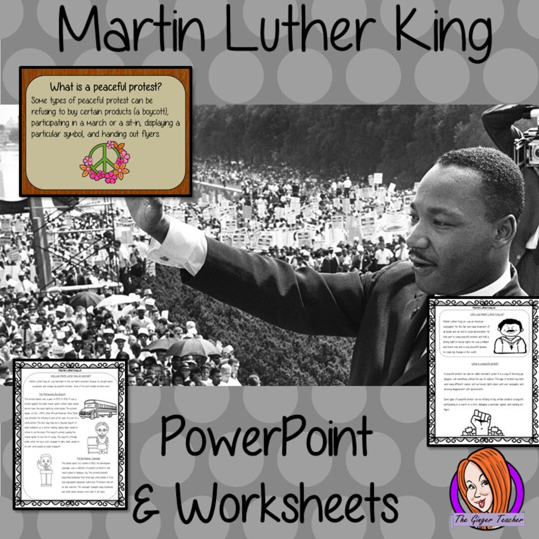 Martin Luther King Lesson - Teaching Resources - Etsy