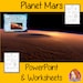 Planet Mars Lesson Teaching Resources - Etsy