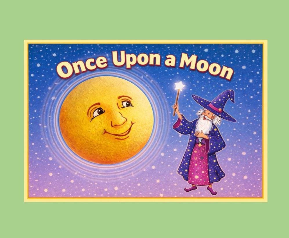 Once Upon a Moon Barney Book Replica | 90s TV Prop, Display Gift - Etsy ...