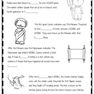 Ancient Greeks Complete History Lesson - Teaching Resources - Etsy