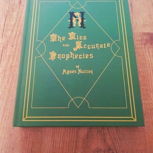 Agnes Nutter's Prophecies Hardcover Book - Good Omens Fan-made ...