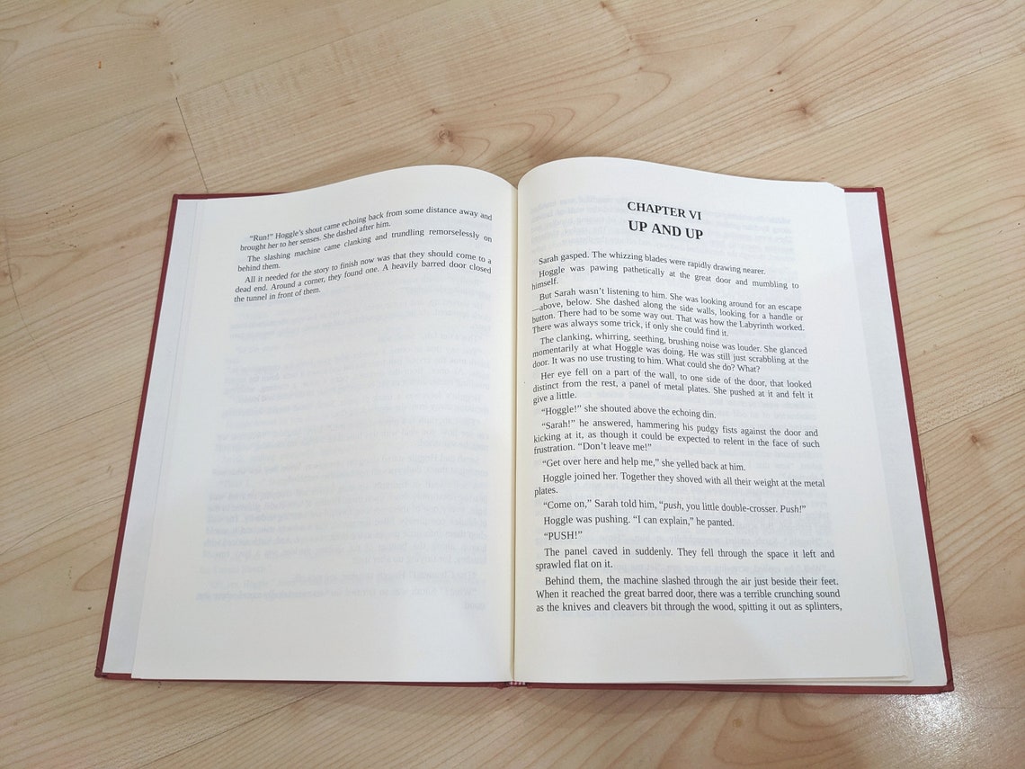 THE LABYRINTH SARAH'S Story Book - Etsy
