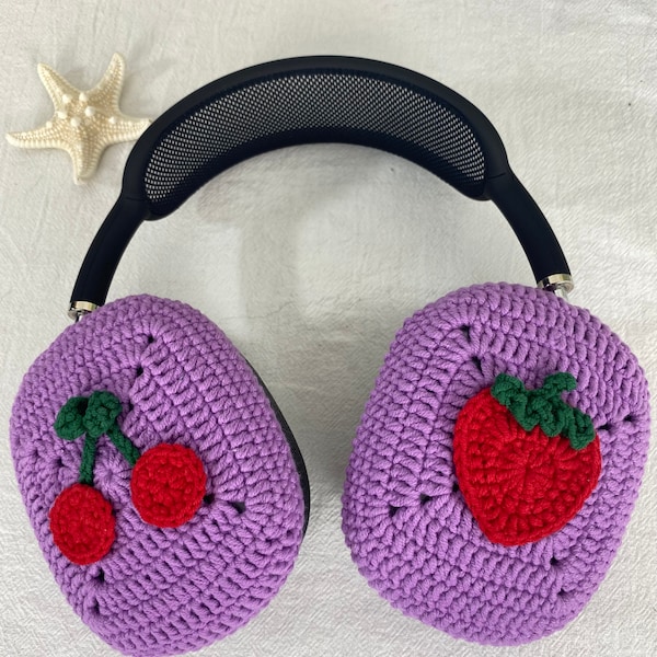 Crochet Strawberry Headphone - Etsy
