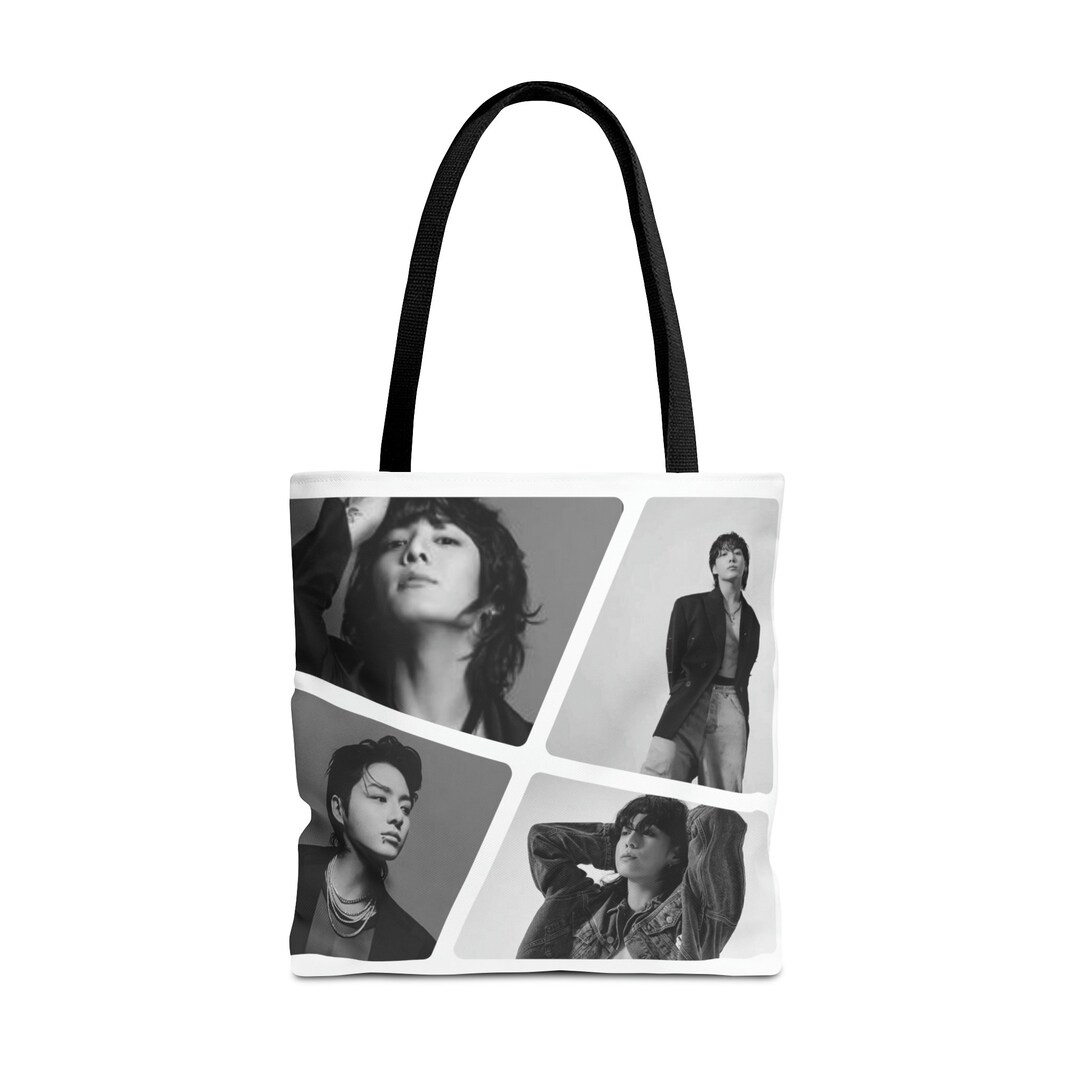 Jungkook Photo Collage Tote Bag for Kpop Army Fan Merch Cute Jungkook ...