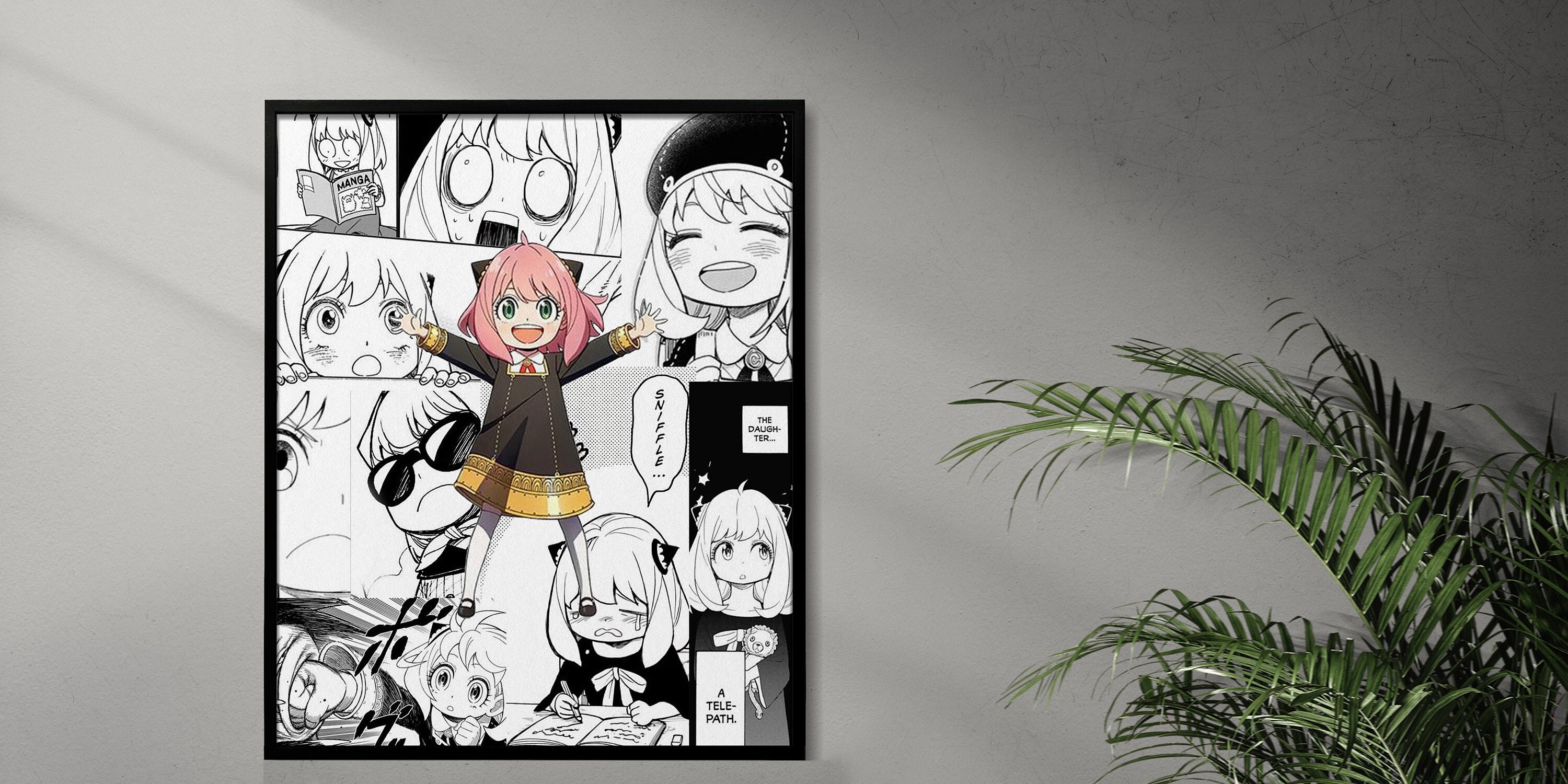 Anya Happy Anime Poster Manga Poster Anime Gifts DIGITAL DOWNLOAD - Etsy