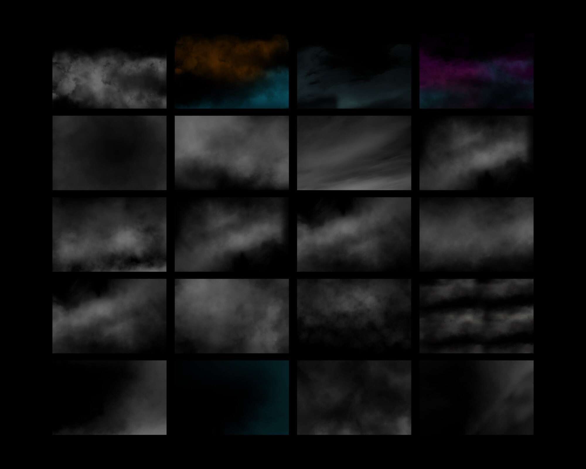 40 Fog Overlays Bundle, Sky Overlays, Winter Overlay, Smoke Overlay ...