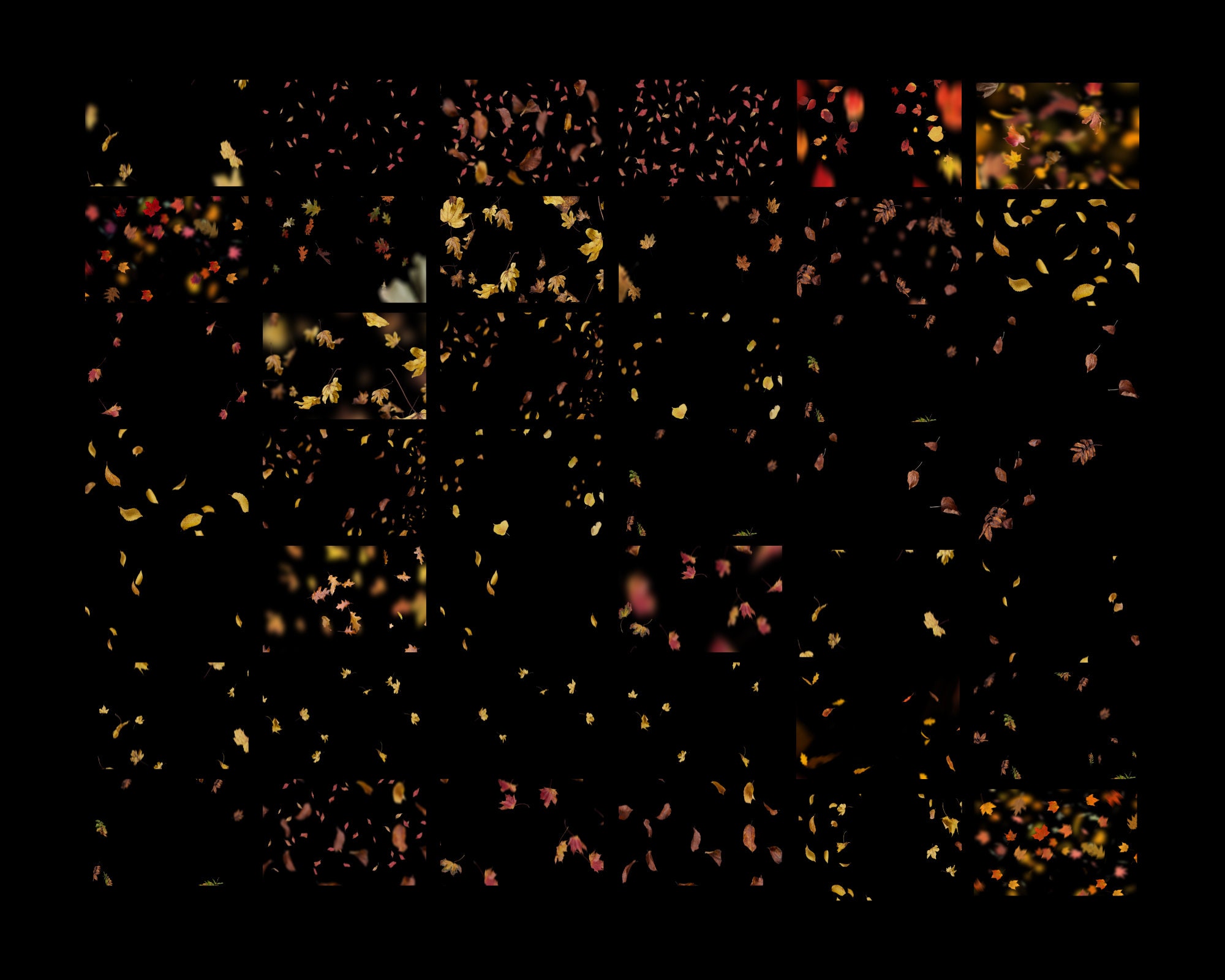 100 Autumn Leaves Overlay Bundle, Oak Leaves Overlay, Photoshop Overlay ...