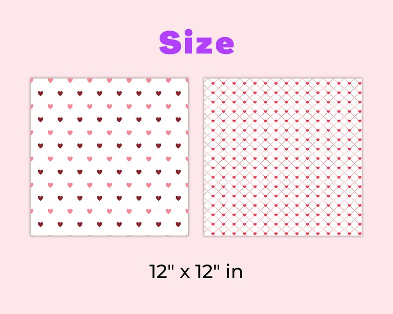 Valentine Heart Seamless Pattern, Backgrounds, Valentine Printable ...