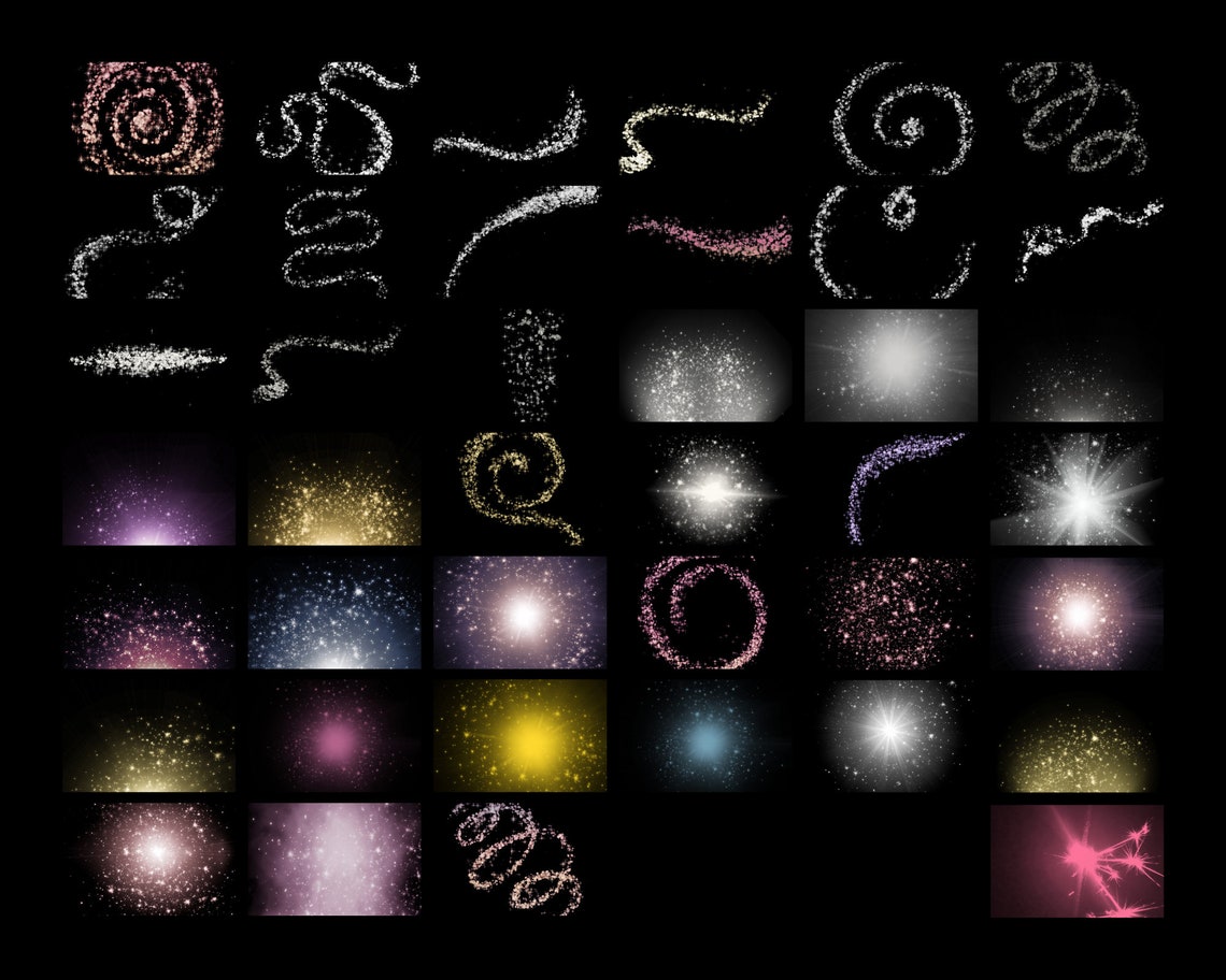 40 Christmas Magic Overlays Bundle, Christmas Photoshop, Christmas ...