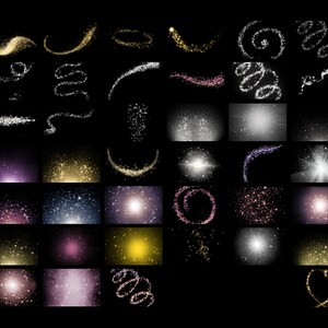 60 Magic Christmas Overlays Bundle for Photoshop, Christmas Photoshop ...