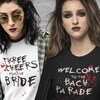 Emo Just Married Shirts, Gothic Wedding, Spooky Wedding - Etsy