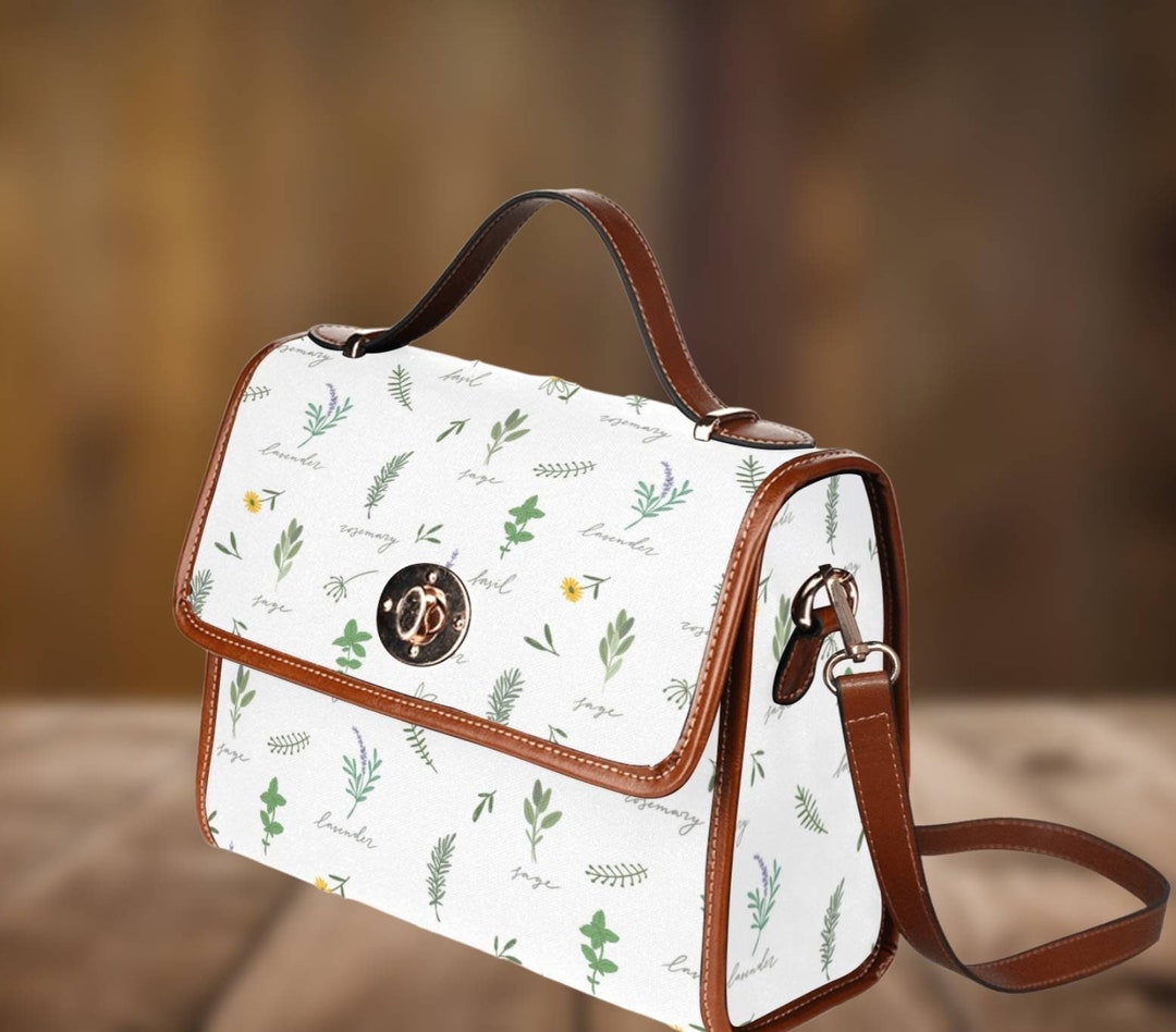 Cottagecore Purse, Medicinal Herbs, Plant Purse, Kitchen Witch, Plant ...