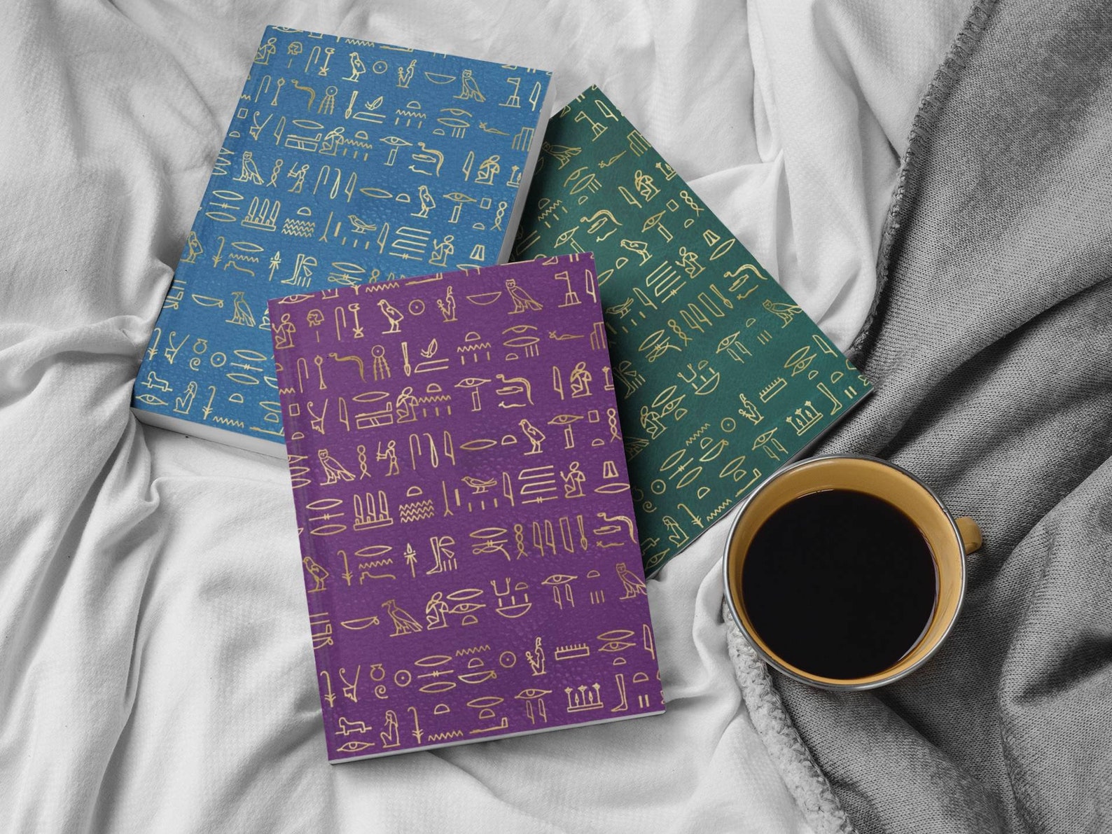 3 PACK Egyptian Journal, Egyptian Notebook, Hieroglyphics, Ancient ...