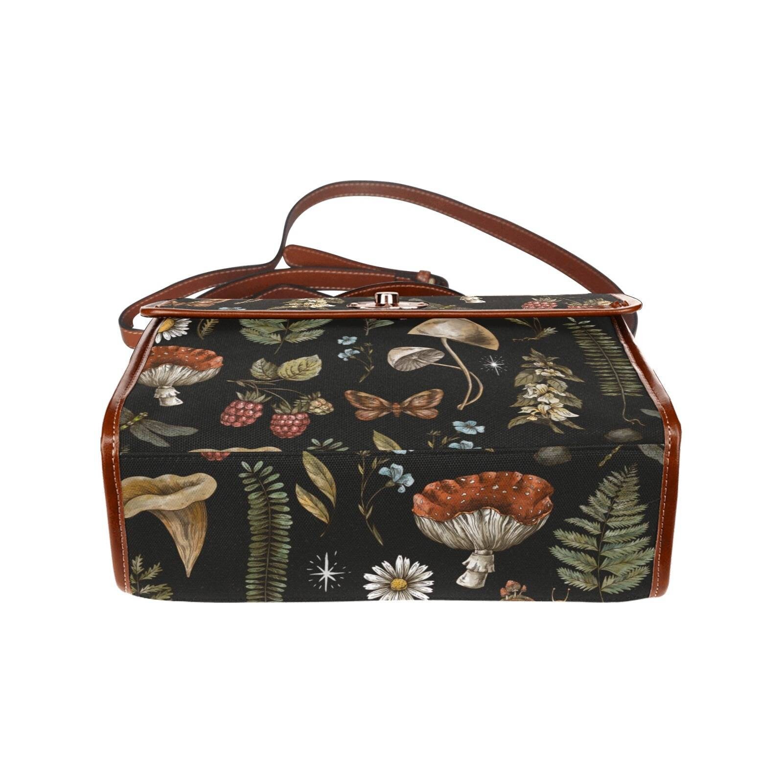 Dark Cottagecore Purse Dark Floral Purse Dark Academia - Etsy