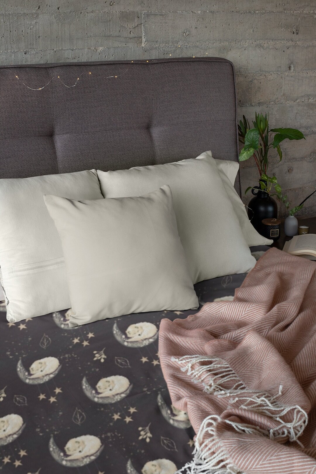 Kids Duvet Cover Set, Arctic Fox Bedding, Snow Fox, Kids Room Decor ...