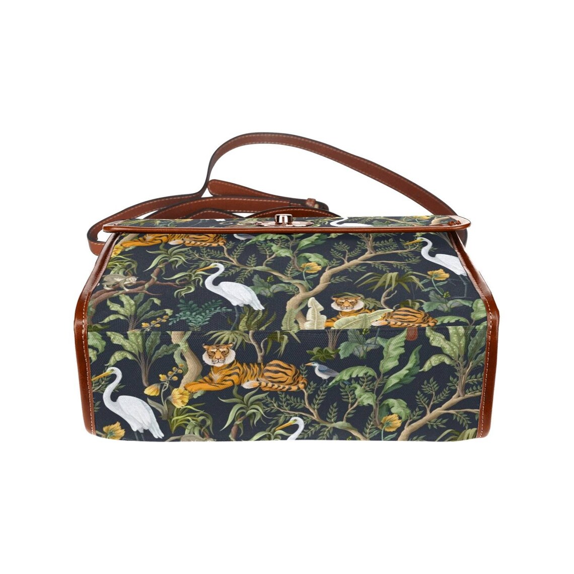 Dark Jungle Purse, Moody Maximalist Handbag, Tiger Purse, Animal Print ...