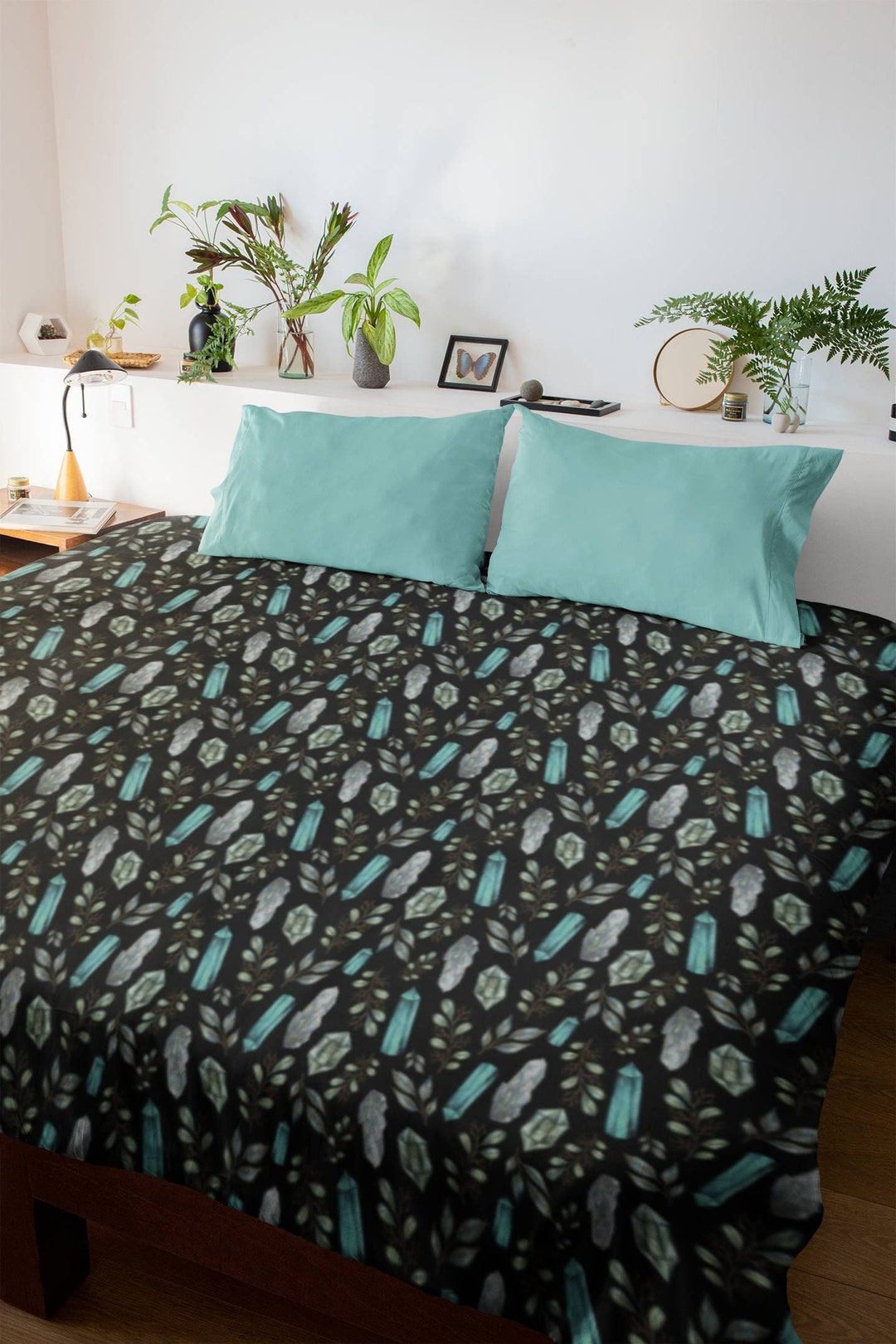 Crystal Duvet Cover Set, Witchy Bedding, Witchy Room Decor, Witchcraft ...