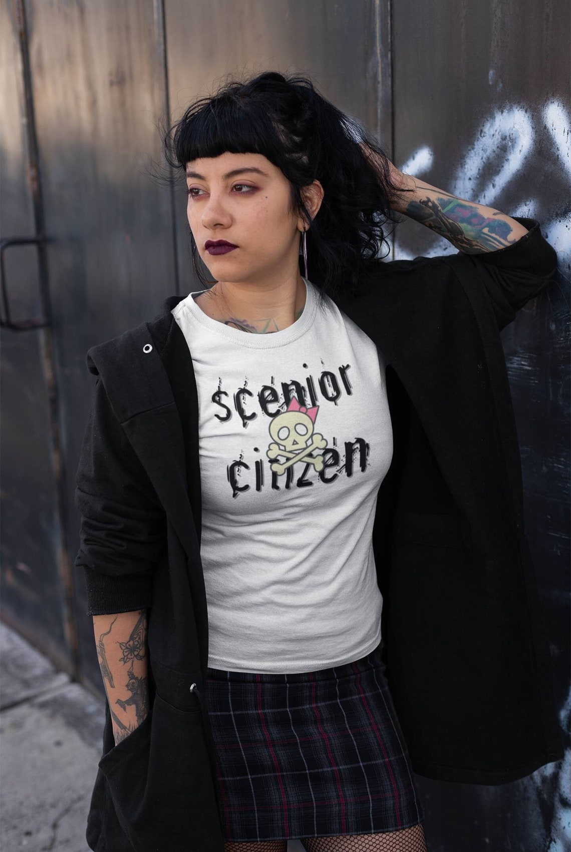 Scenior Citizen Scene Kid Scene Kid Shirt Elder Emo Shirt - Etsy