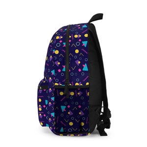 90s Backpack, Back to School, Laptop Backpack, 90s Fashion, 90s Pattern ...