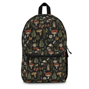 Cottagecore Backpack, Laptop Backpack,weekend Overnight Bag, Mushroom ...