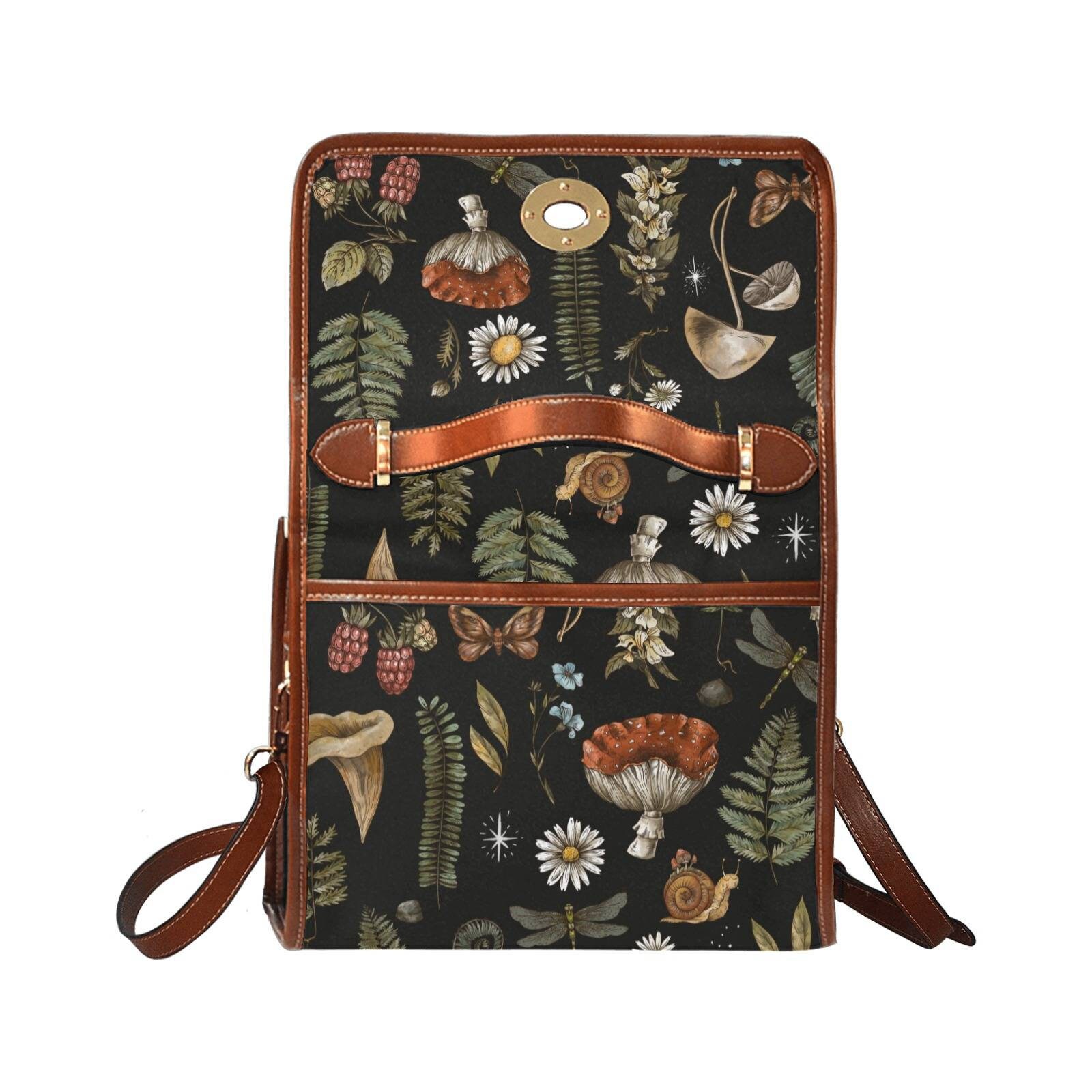 Dark Cottagecore Purse Dark Floral Purse Dark Academia - Etsy