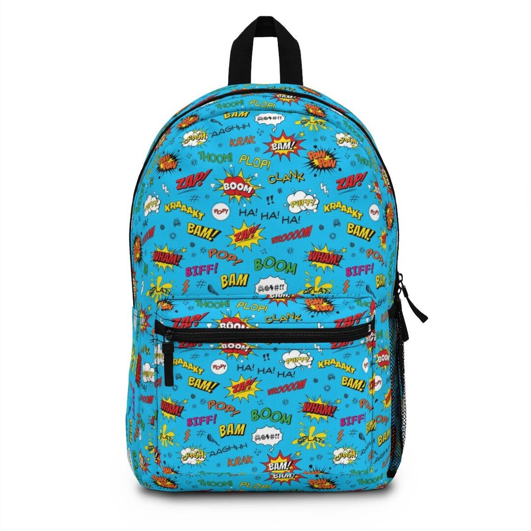 Comic Book Backpack,laptop Bag,work Bag,overnight Bag, Kids Backpack ...