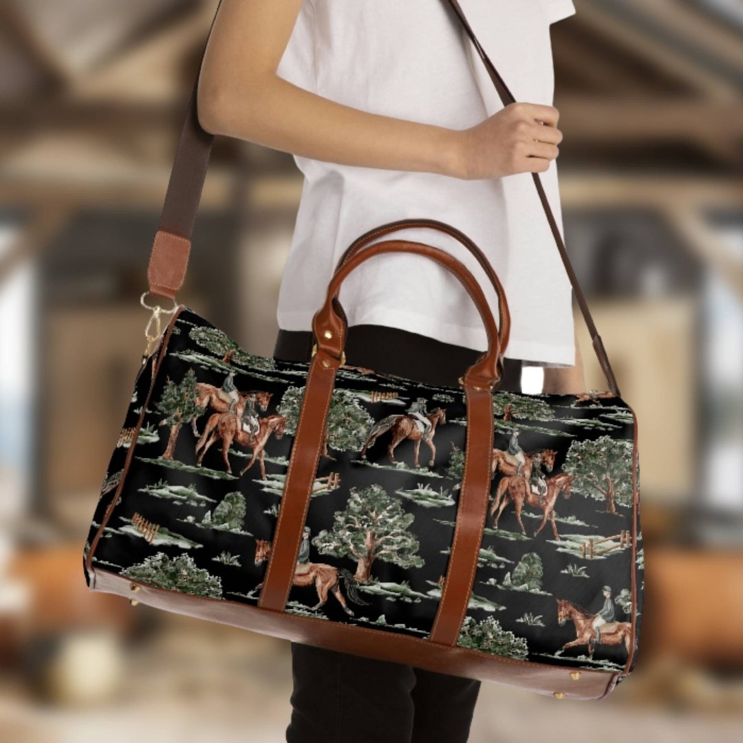 Barn Bag, Horse Show Bag, Equestrian Bag, Horseback Riding Bag, Duffel ...