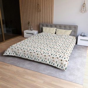 Insect Duvet Cover Set, Entomology Home Decor, Cottagecore Bedding Set ...