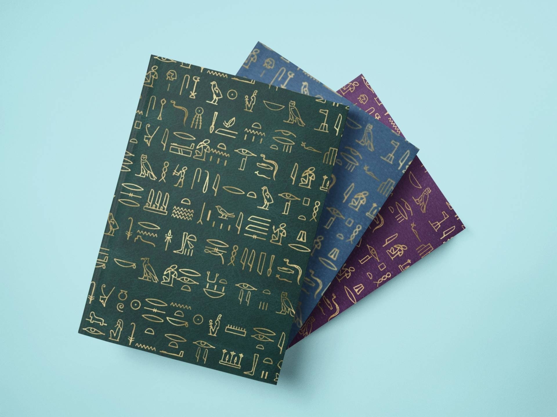 3 PACK Egyptian Journal, Egyptian Notebook, Hieroglyphics, Ancient ...