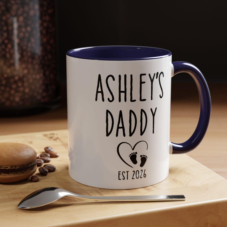 Personalized Daddy Mug, Daddy Coffee Mug, New Daddy Gift, Daddy Mug EST ...