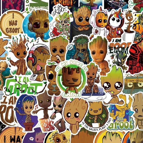 Groot Laptop Sticker - Etsy