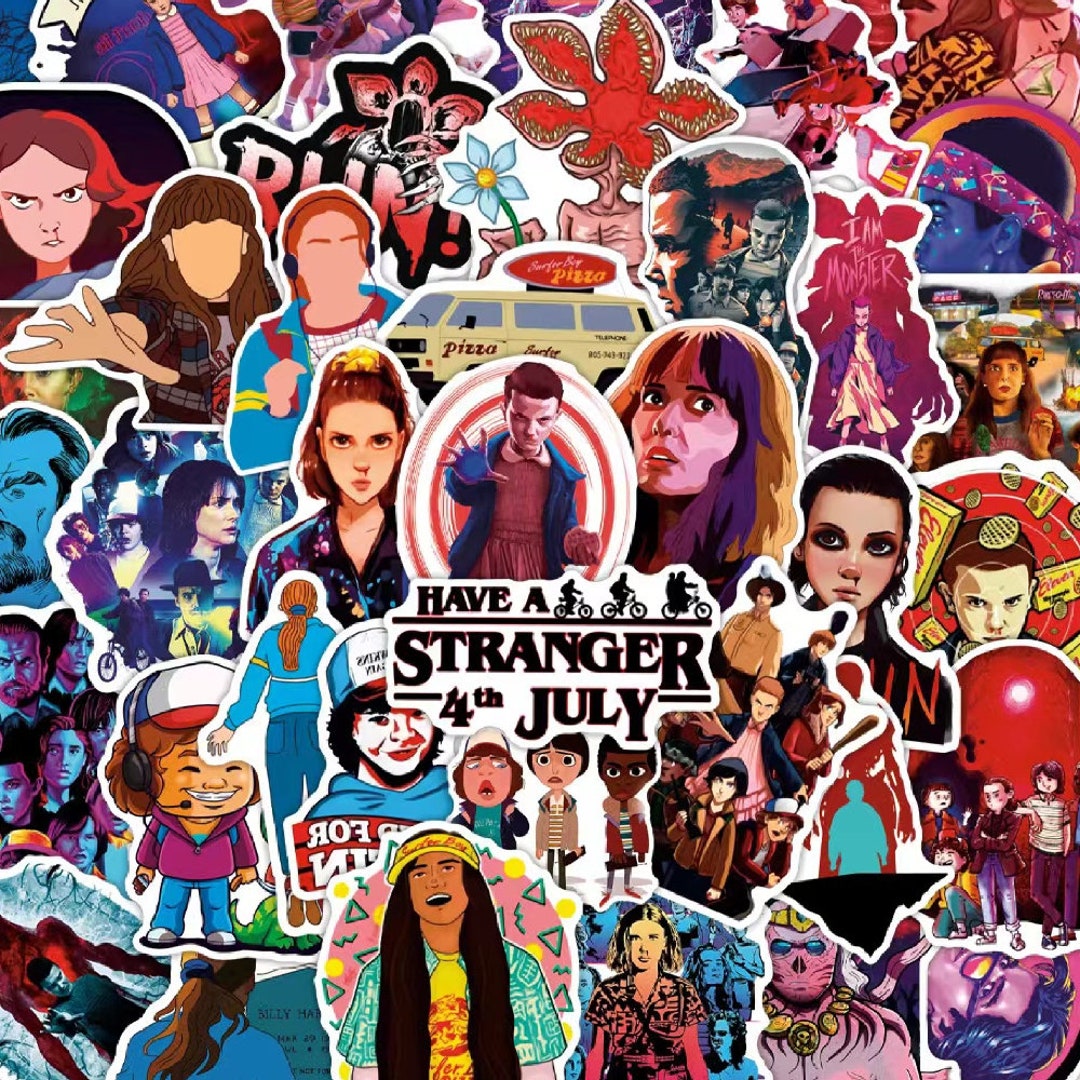 50pcs Stranger Things Stickers Season Stive Suitcase Laptop Etsy