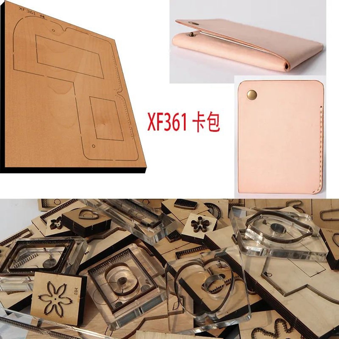 New Japan Steel Blade Wooden Die Card Case Business Card Case Wallet ...
