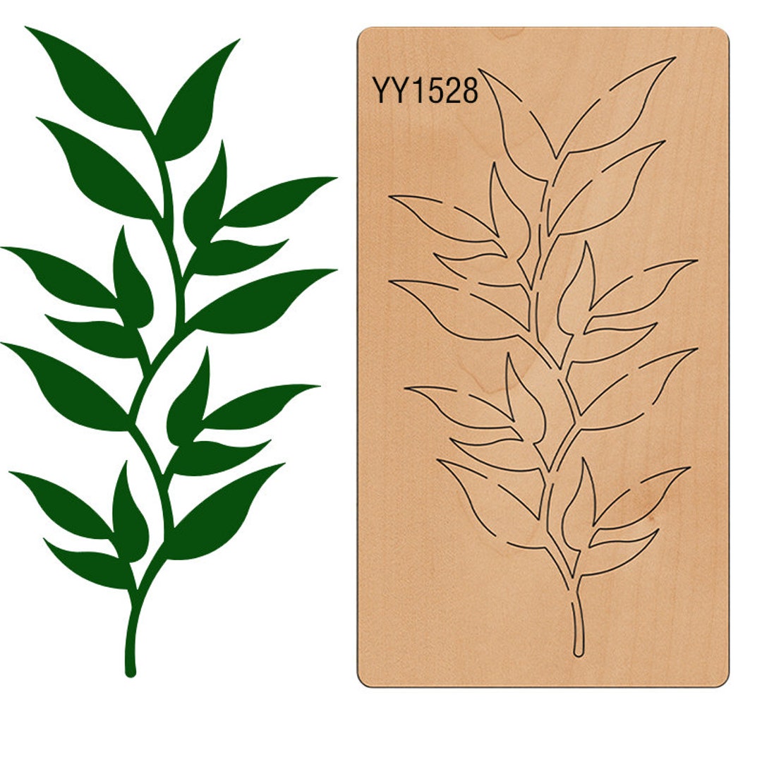 Three Kinds of Leaf Cutting Die Wood Die Cutting Dieyy1528is Compatible ...