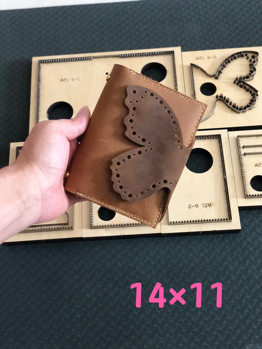 Handmade Leather Handmade DIY A7 Butterfly Binder Knife Die ...