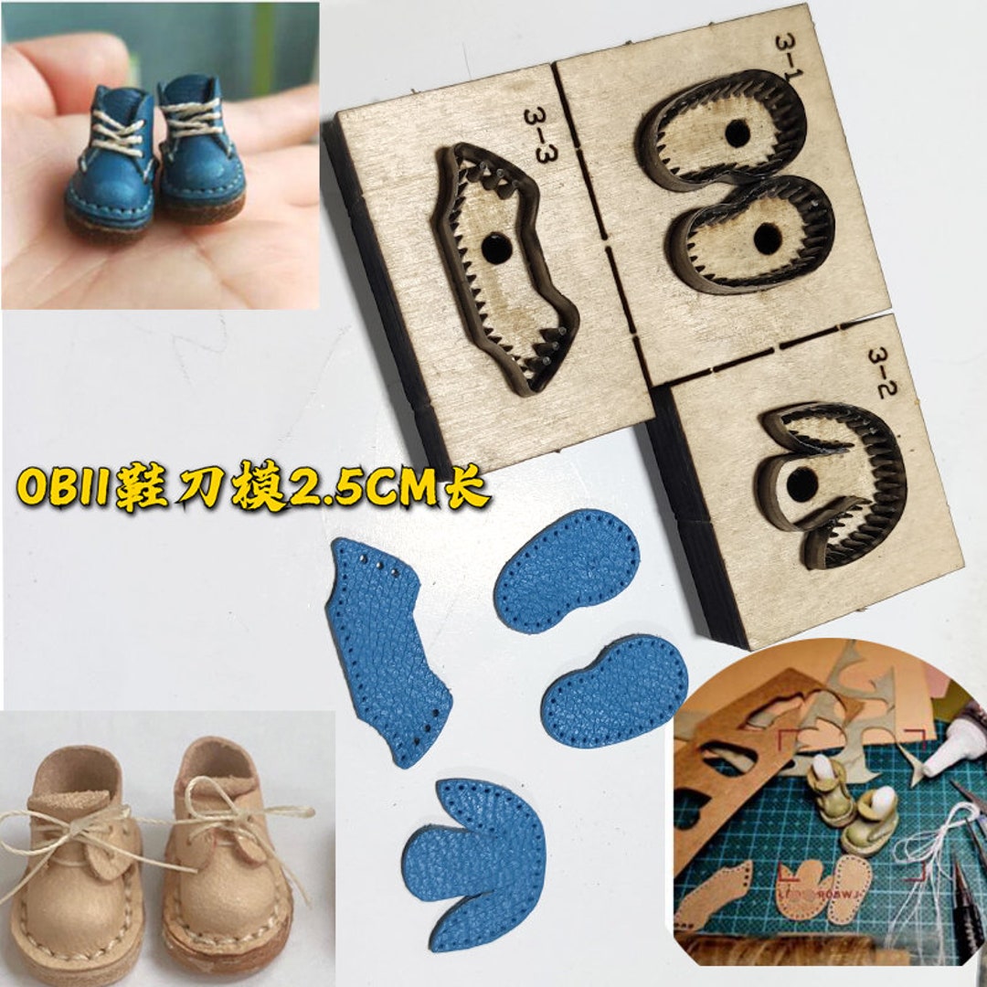 OB Shoe Knife Mold 2.5cm Long Mini Shoe Knife Mold Handmade Leather ...