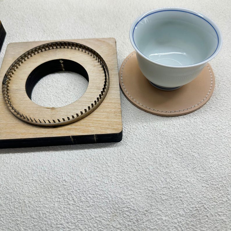 Circular Pinhole Cutting Mold, Coaster, Leather Knife, Leather Punching ...