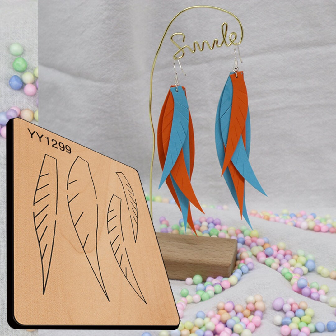 Wooden Die-cutting Die Multiple Earring Die YY1299 Compatible With Most ...