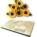 Wooden Die-cutting Sunflower Knife Die DIY Flower Shape Leather Cutting ...