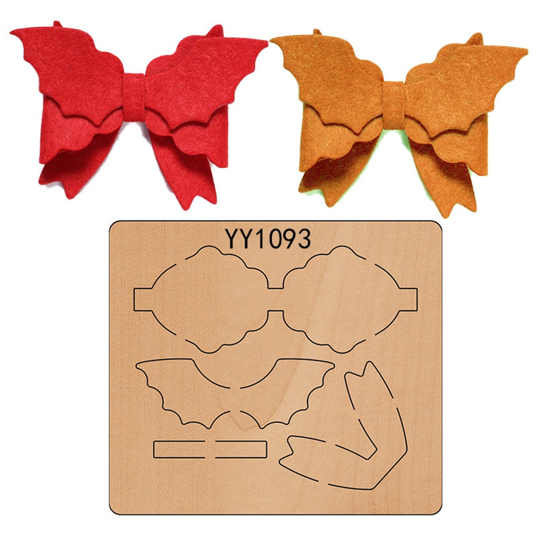 Wooden Die Bow Cutting Die Wooden Die YY1092 is Compatible With Most ...