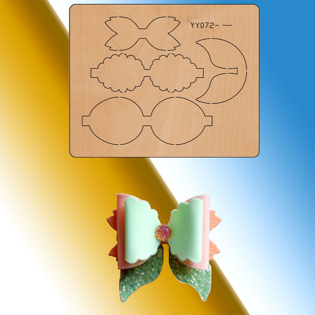 Bow Cutting Dies Diy Craft Leather Mold Scrapbooking Suitable for ...