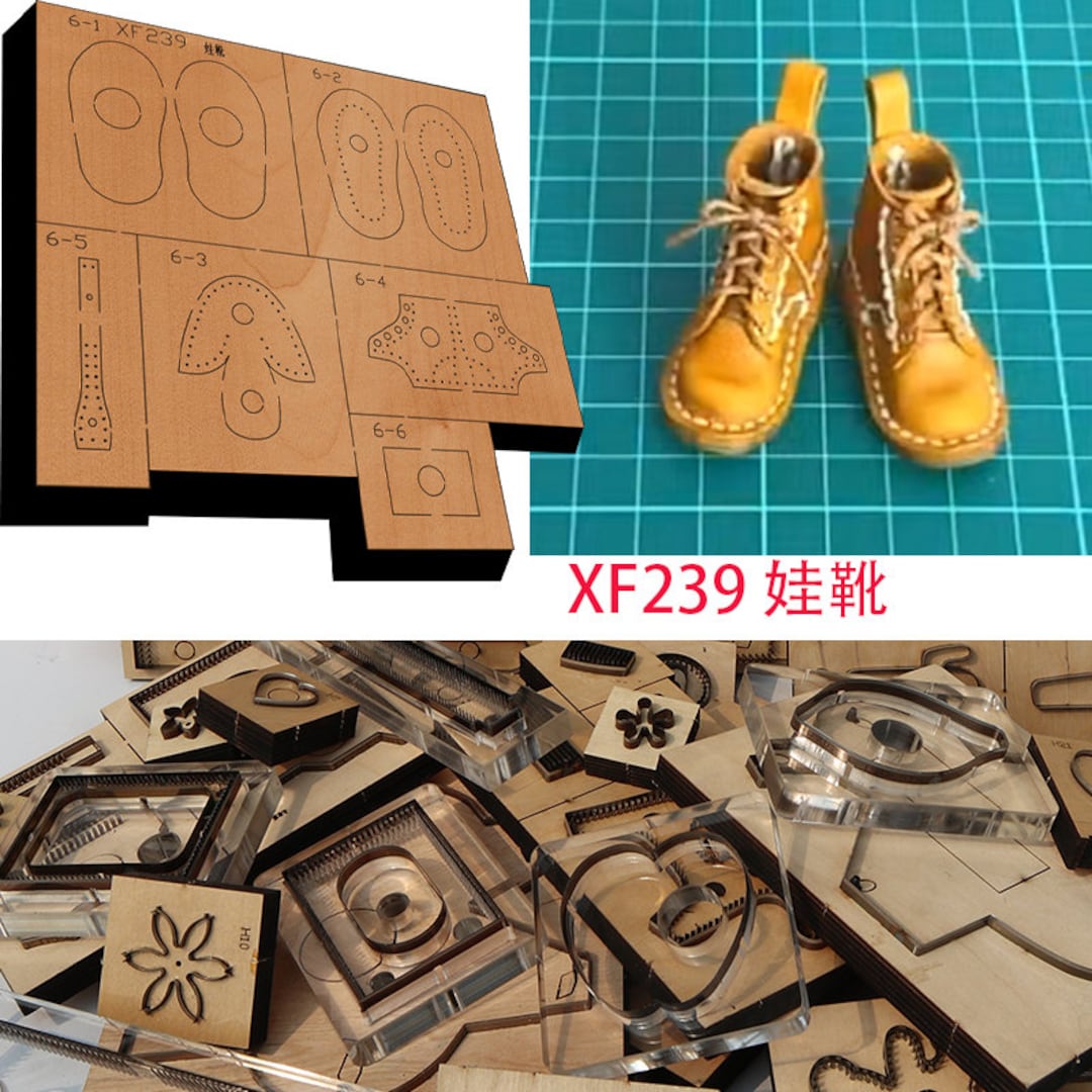 New Japan Steel Blade Wooden Die Shoes Baby Shoes Boots Leather Craft ...