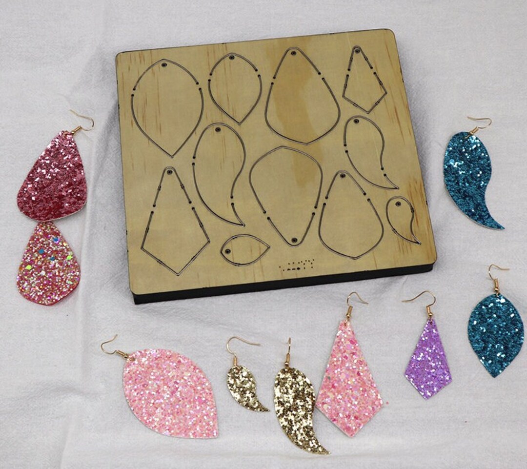 Wooden Die-cutting Die Multiple Earring Die Compatible With Most Manual ...
