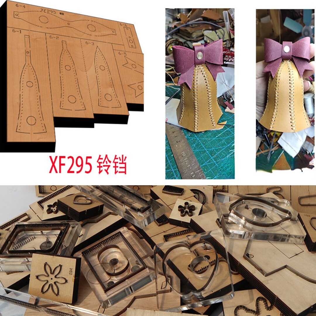 New Japan Steel Blade Wooden Die Bell Die Leather Craft Punch Hand Tool ...