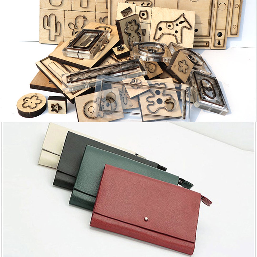 Japanese Steel Knife Mould Handmade Leather Goods Ladies Shoulder Bag ...